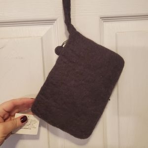 Rising Tide | Bags | Felted Wool Wristlet | Poshmark
